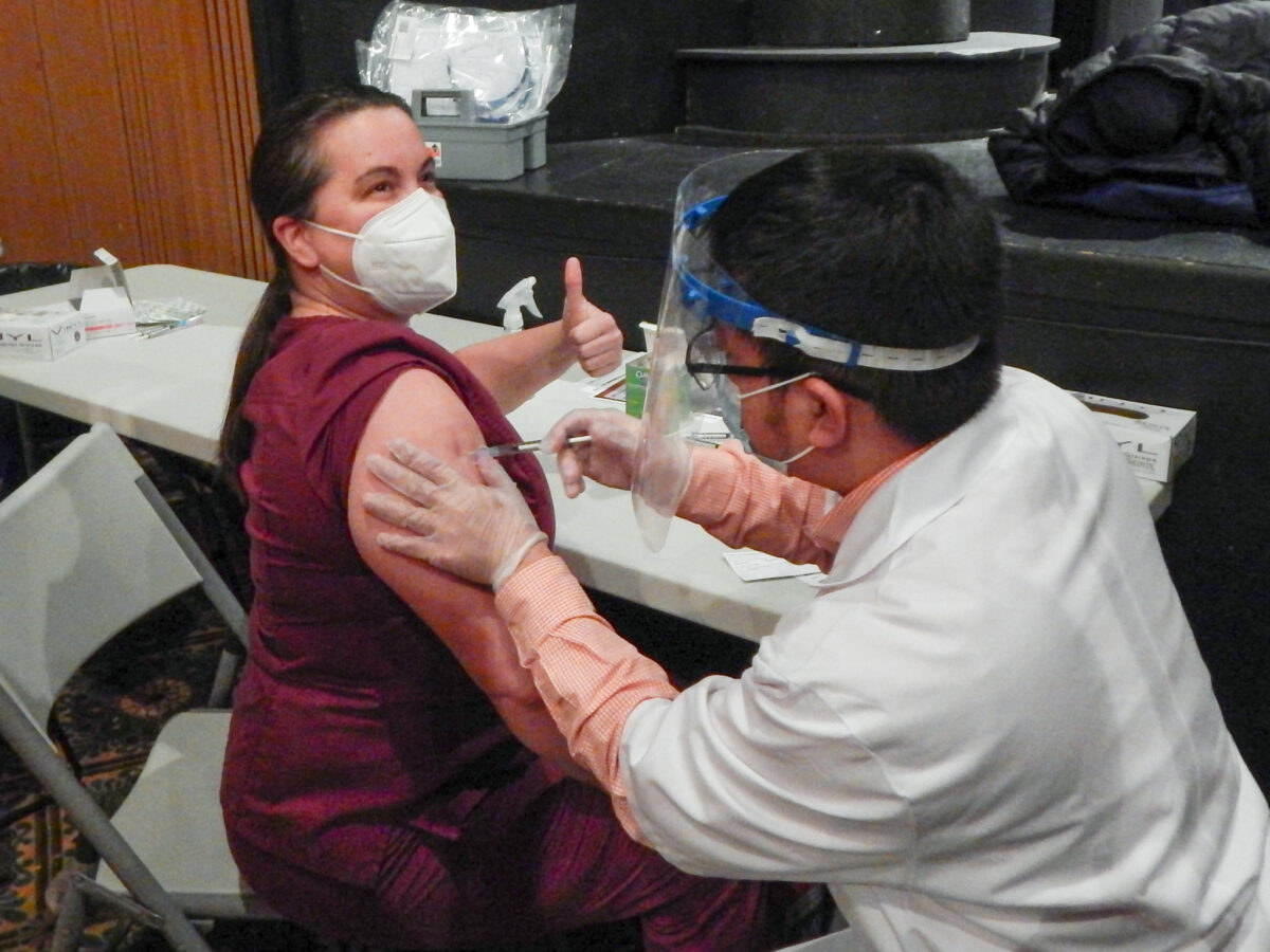 Vaccination delivery a morale booster at Utah State Developmental ...